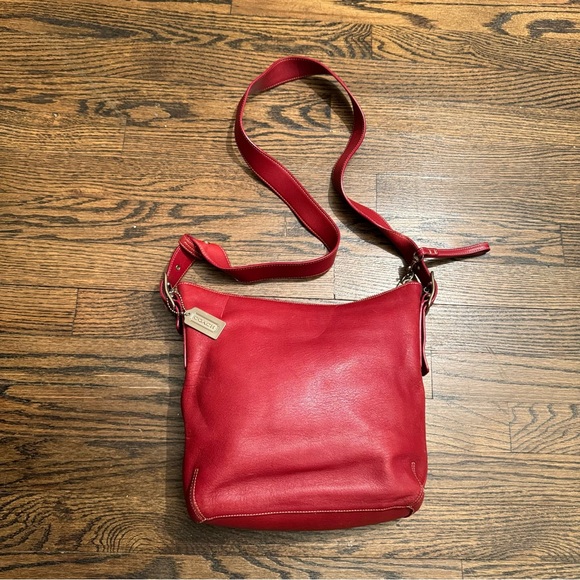 Coach | Bags | Vintage Coach Red Leather Legacy Bag | Poshmark